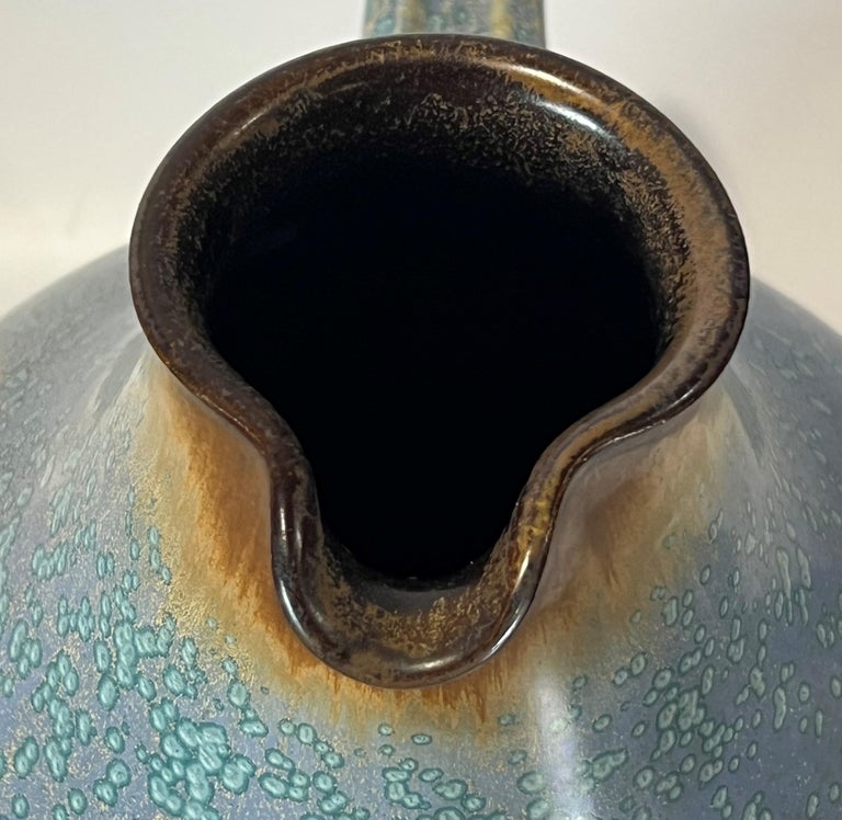 Peter Delius Crystalline Exaggerated Flagon Ale Pitcher Form Postmodern ...