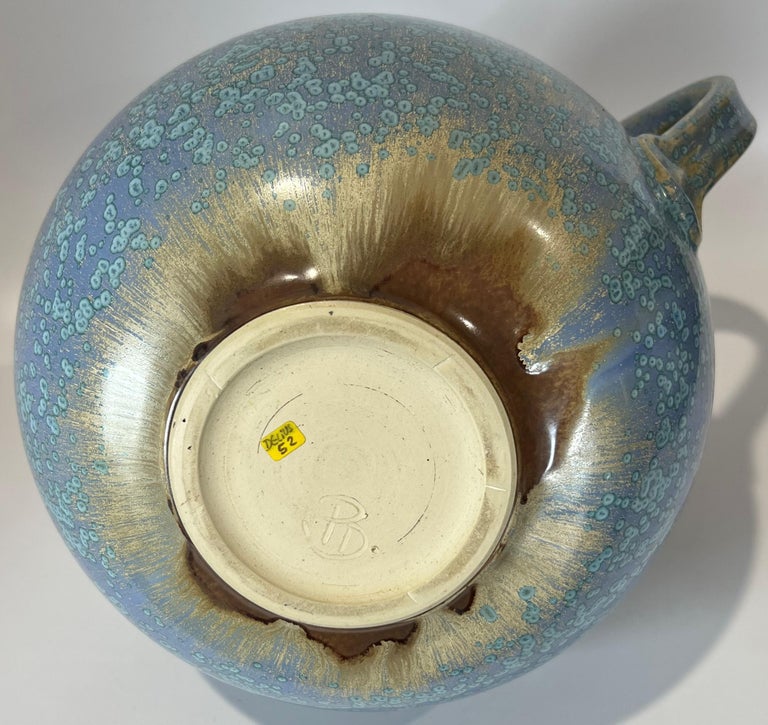 Peter Delius Crystalline Exaggerated Flagon Ale Pitcher Form Postmodern ...