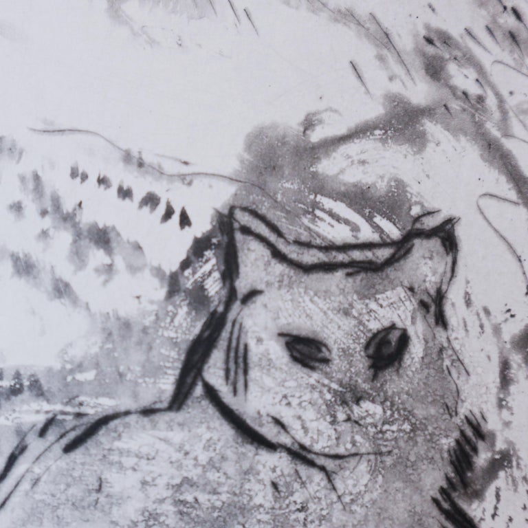 Peter Doig - First Cat Zermatt, 2021, Contemporary, 21st Century, Magic ...