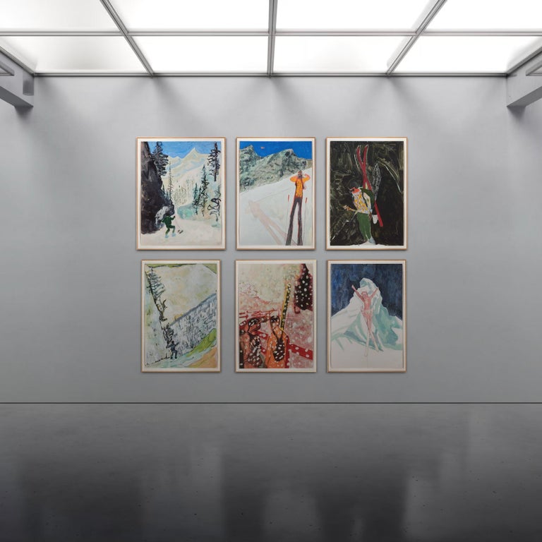 Peter Doig - The Zermatt Sewries (Set of 6), 2022, Contemporary, 21st ...