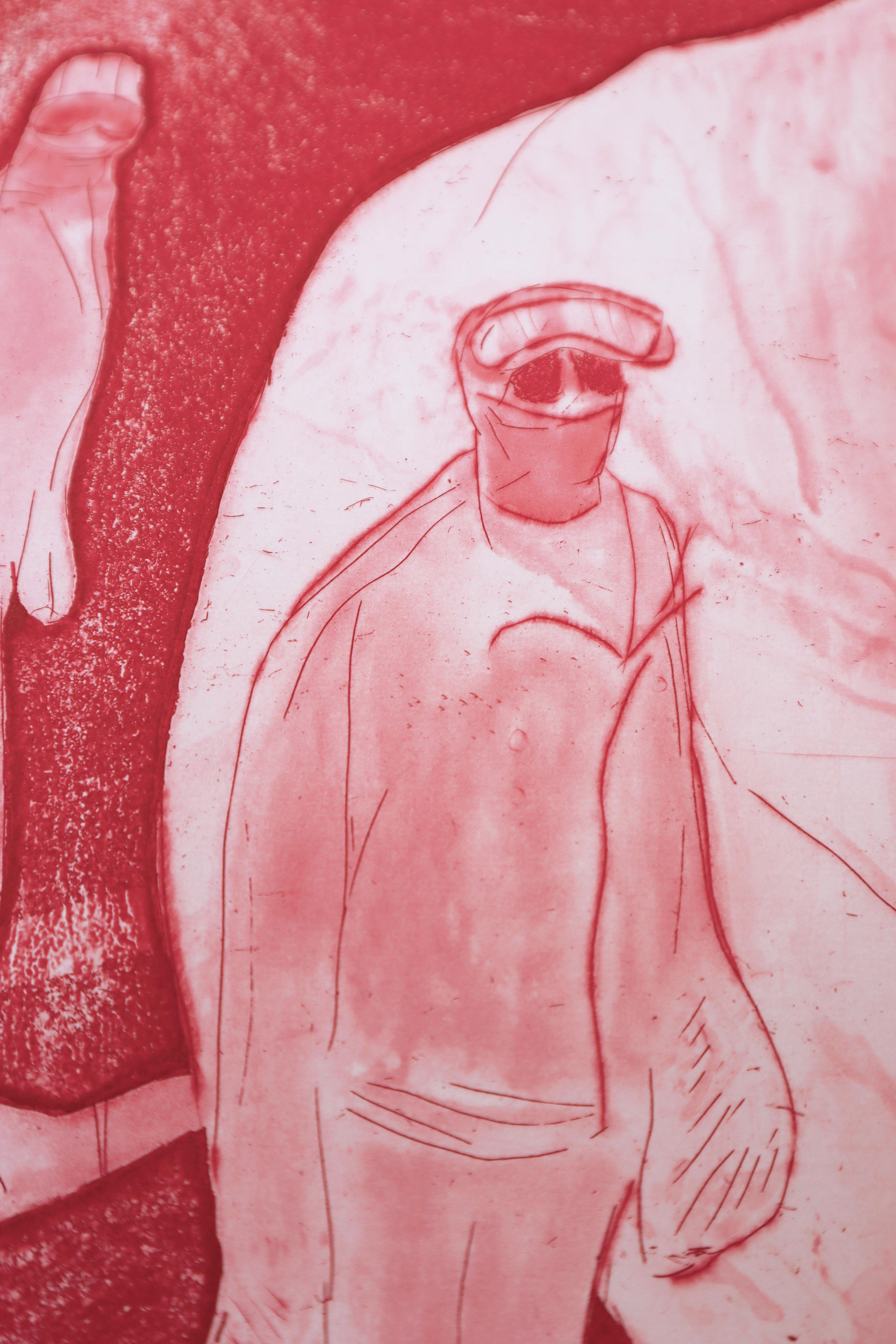 Peter Doig - Two Brothers (Red), 2021 , Contemporary, 21st Century ...