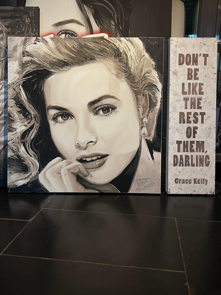 Peter Engels - Grace Kelly with inspirational quote - modern ...