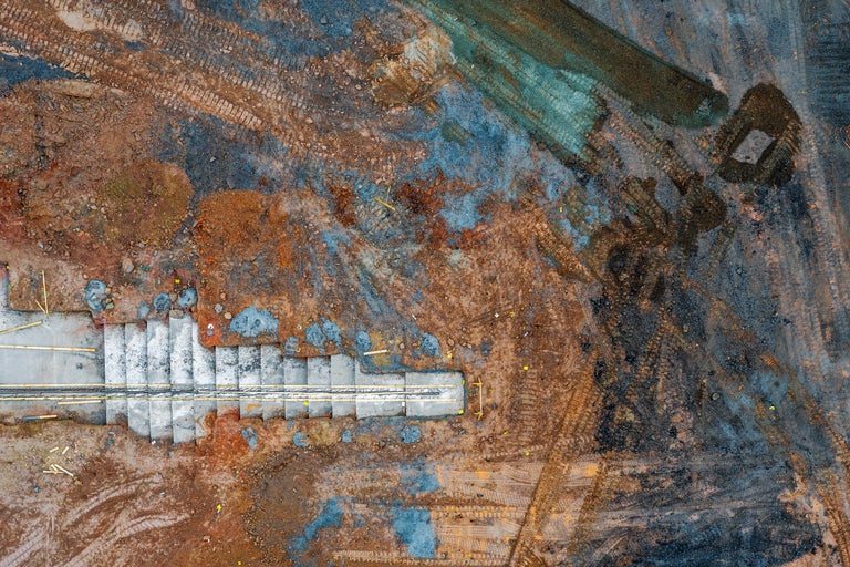 Peter Essick - "Construction Site, Tucker, GA #6" Landscape Photography ...