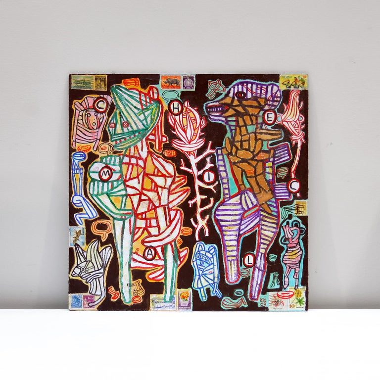 Peter Geise - Modernist Painting, "Compulsive Visions (Chemical)" For ...