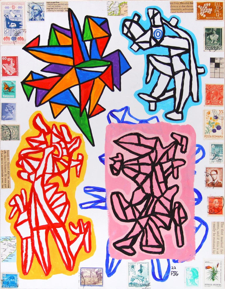 Peter Geise - Modernist Painting, "Modernist / Outsider Abstracts " For ...