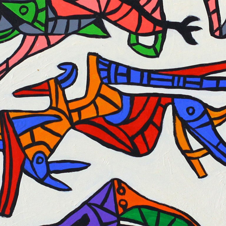 Peter Geise - Modernist Painting, "Nemesis Tokens" For Sale at 1stDibs