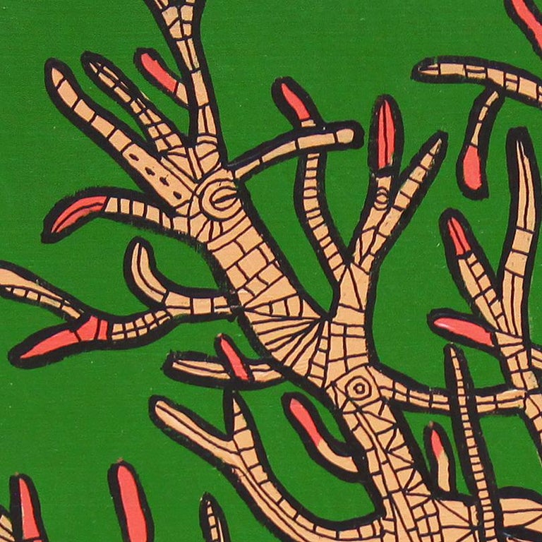 Peter Geise - Modernist Painting, "Nordic Woods " For Sale at 1stDibs