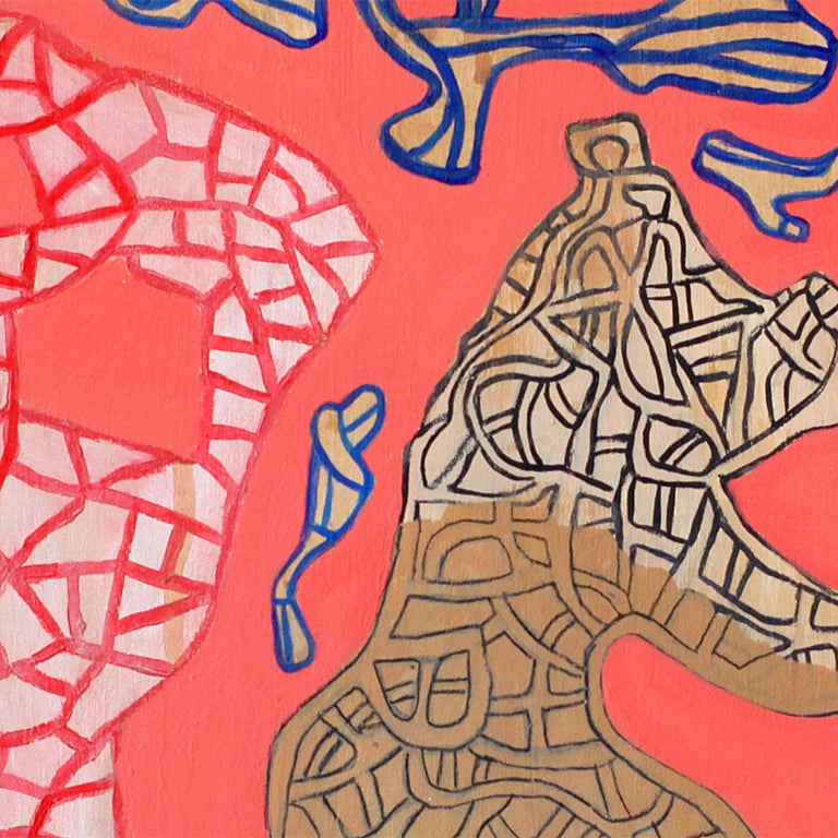 Peter Geise - Modernist Painting, "Vessels 2" For Sale at 1stDibs