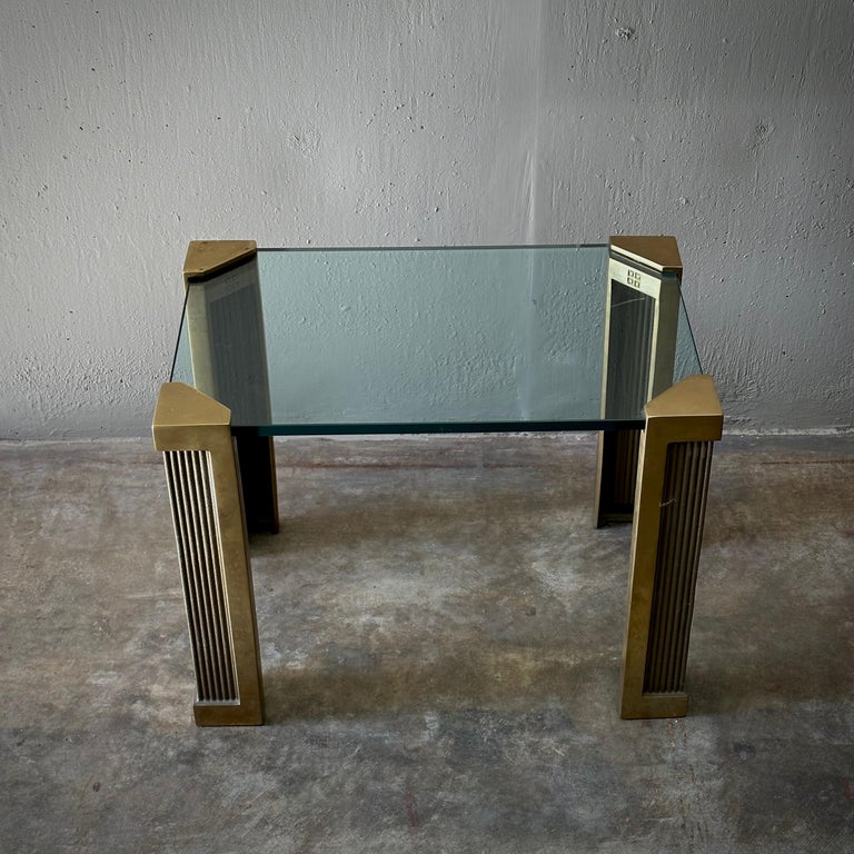 Peter Ghyczy Glass Side Table For Sale at 1stDibs