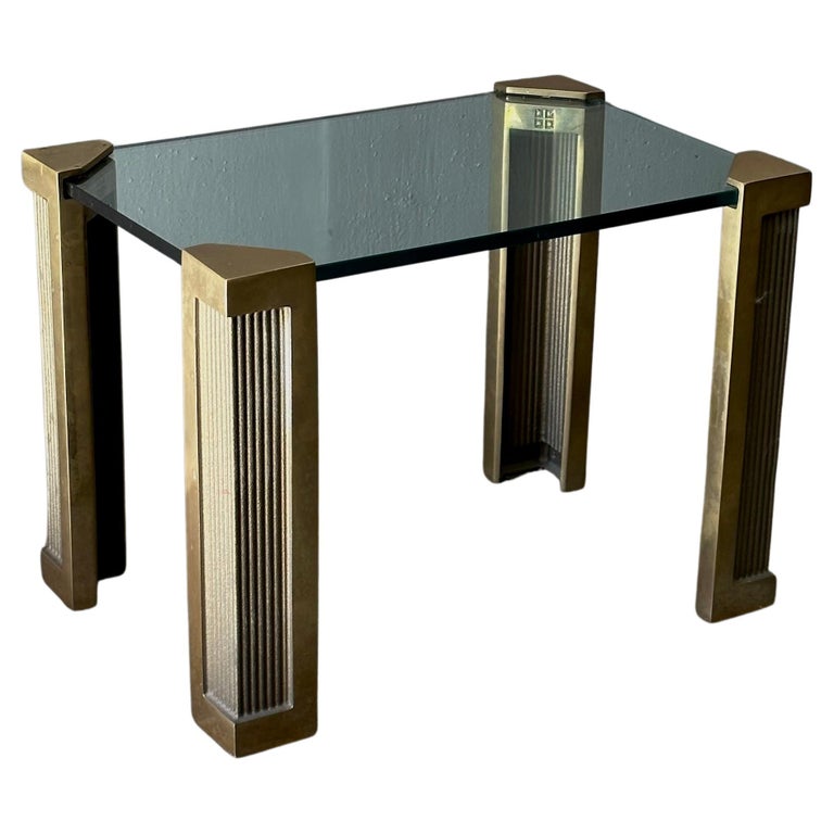 Peter Ghyczy Glass Side Table For Sale at 1stDibs