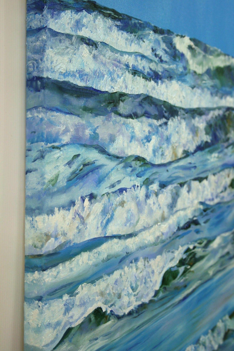 Peter Goodhall - SURF, SUN and SAND XIV, Painting, Oil on Canvas For ...