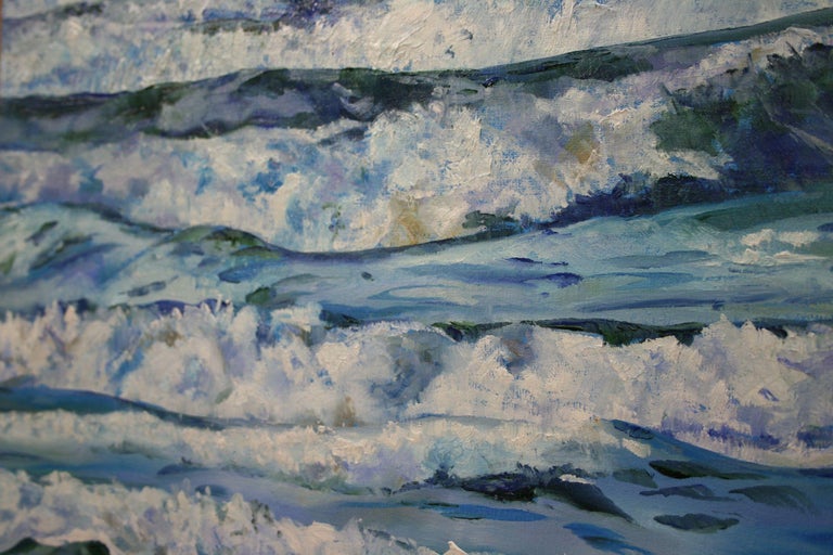 Peter Goodhall - SURF, SUN and SAND XIV, Painting, Oil on Canvas For ...