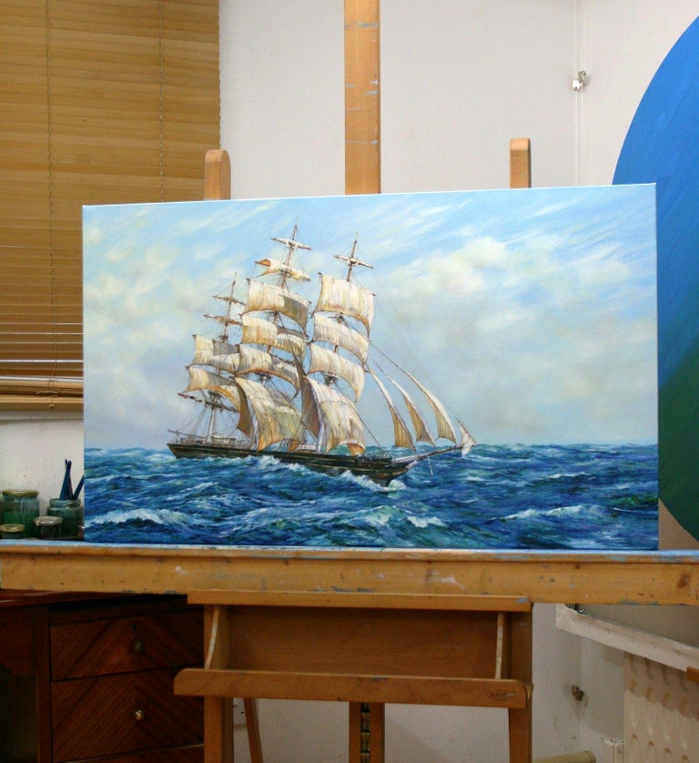 Peter Goodhall - THE CUTTY SARK, Painting, Oil on Canvas For Sale at ...