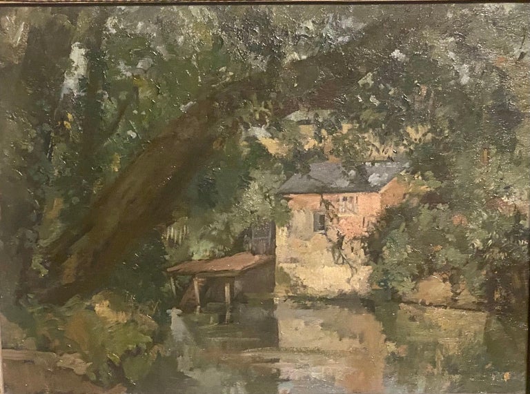 Peter Greenham 'British' the Cherwell, Oxford, Oil on Board For Sale at ...