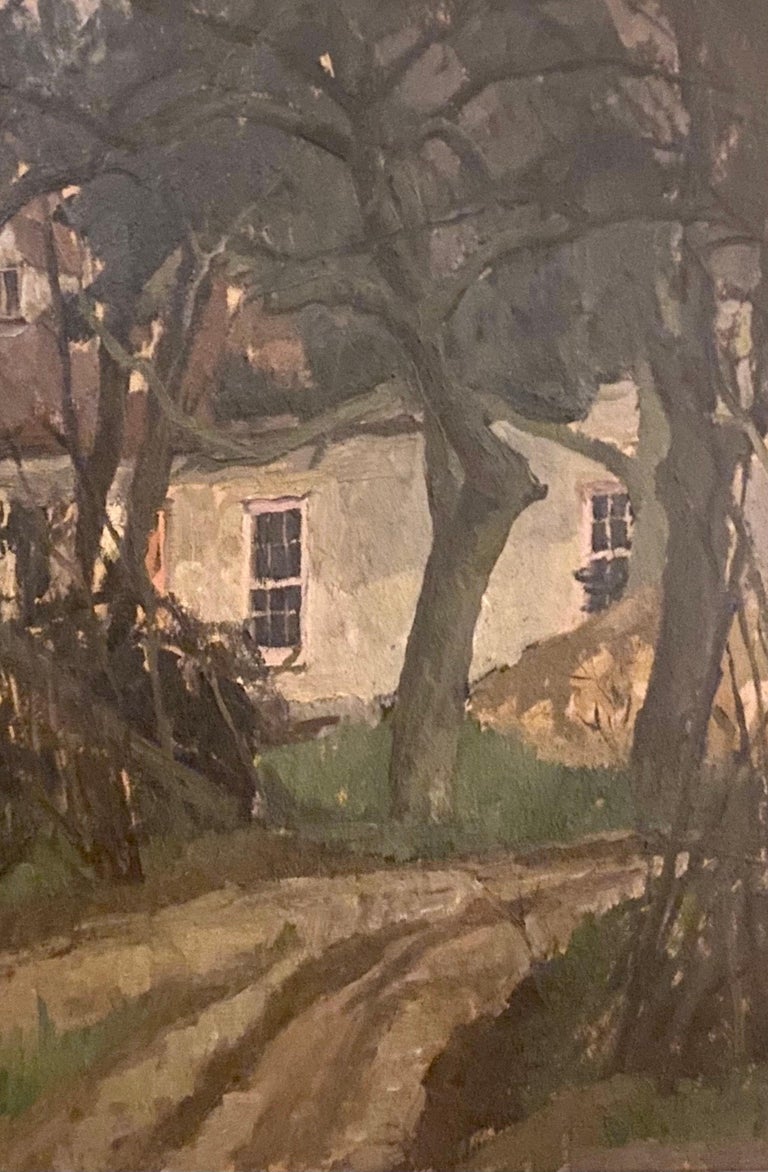 Peter Greenham 'British' The House in the woods, Oil On Board For Sale ...