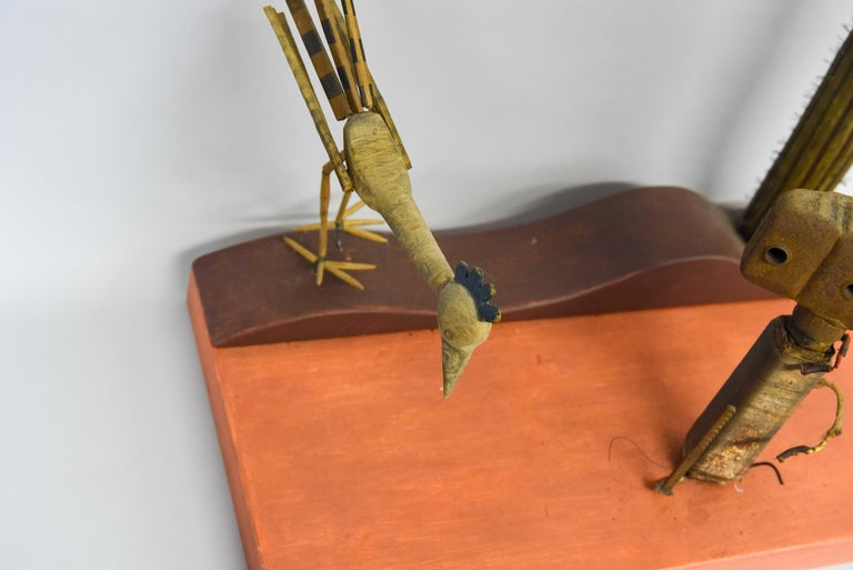 Peter Grieve 'British' Wood and Found Object Sculpture For Sale at 1stdibs