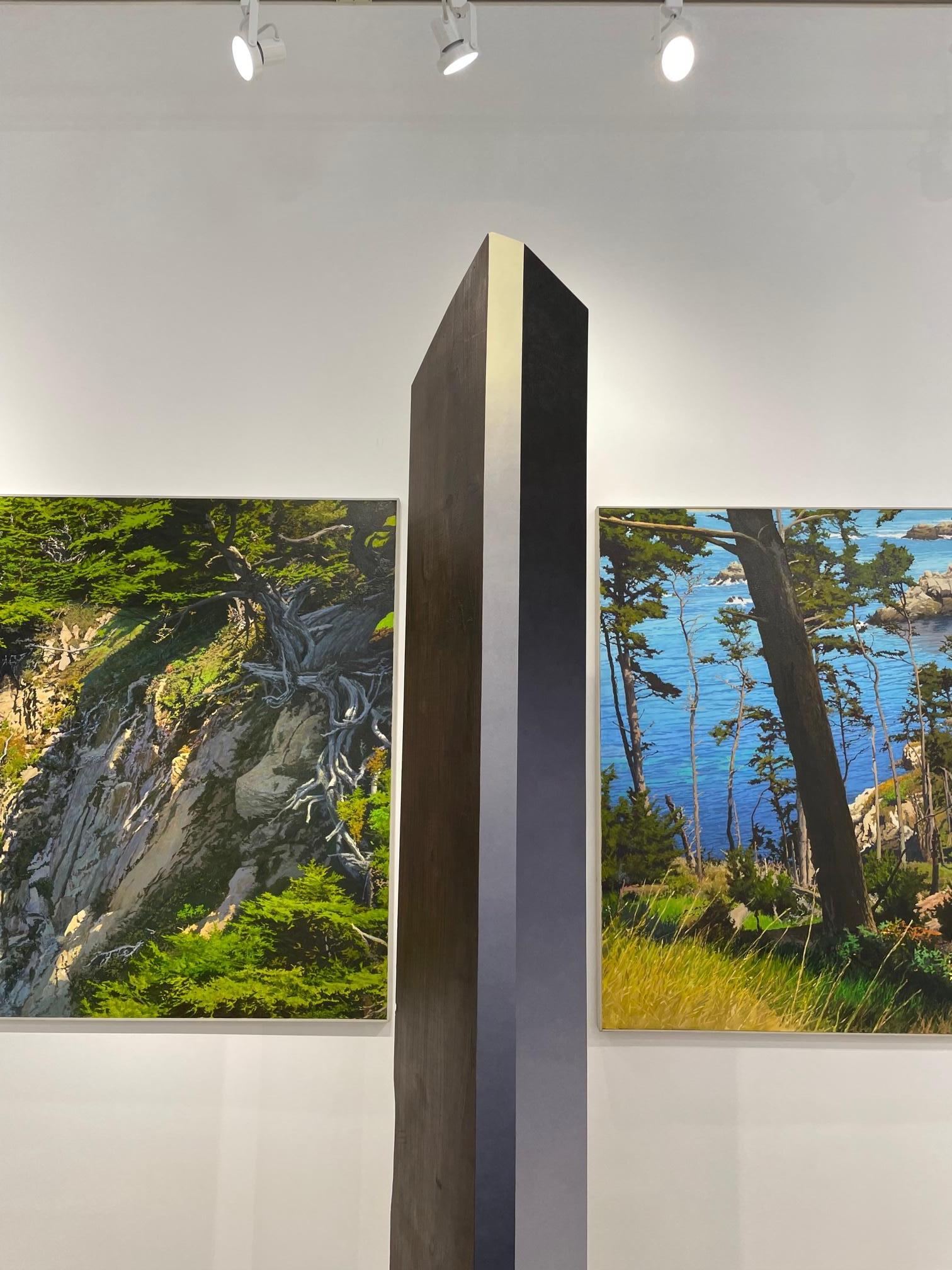 Peter Gutkin - Pillar - freestanding California Redwood sculpture For ...