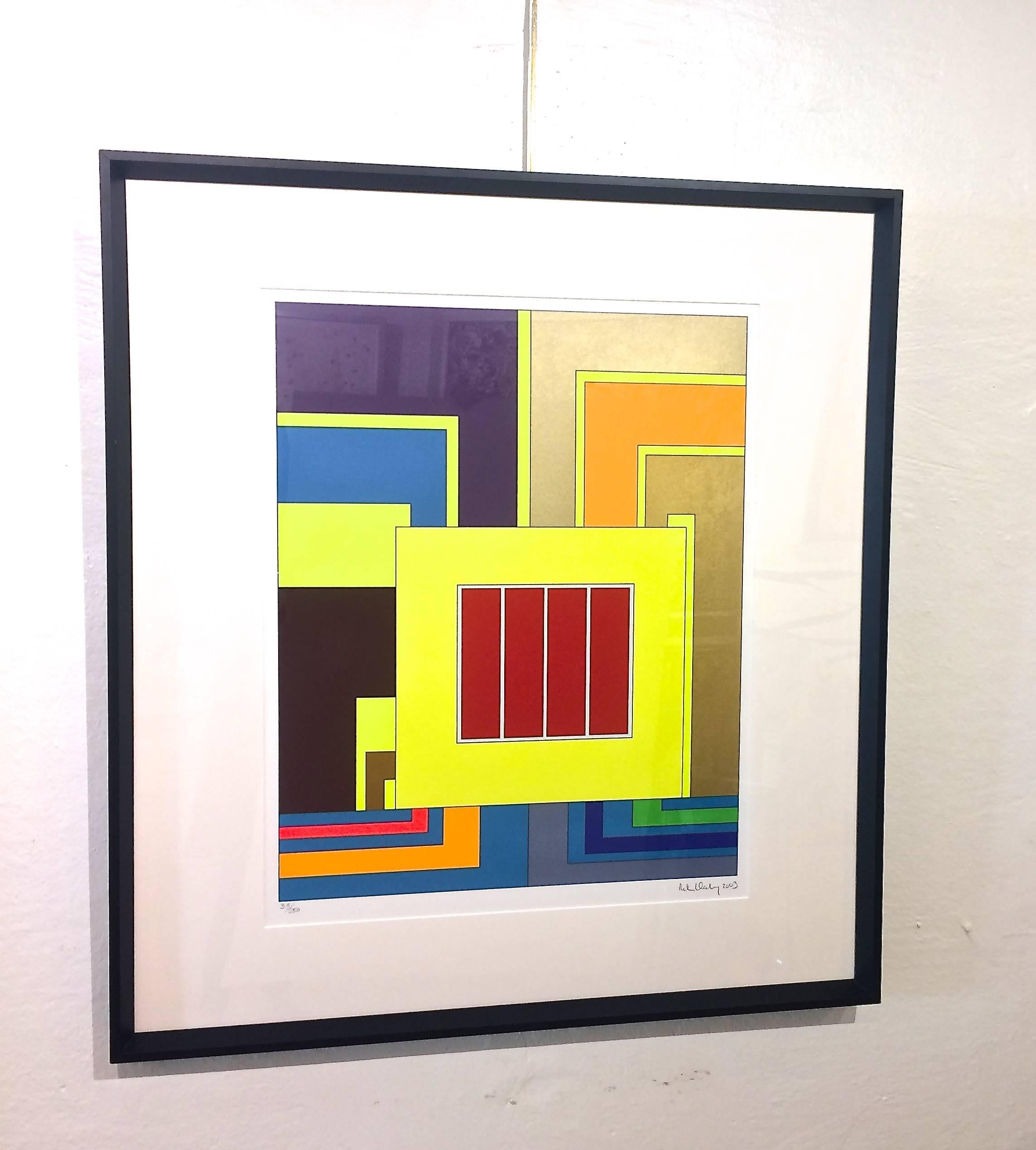 Peter Halley - Panic Room Geometric Abstract at 1stDibs | peter halley ...