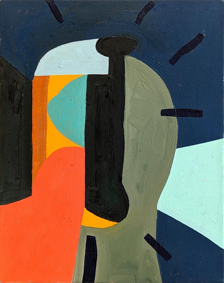 Peter Healy - "Signal" Colorful Blue, Orange, and Teal Toned ...