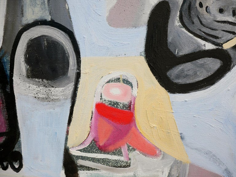 Peter Healy - “Soft Centre” Black, White, Yellow and Red Geometric ...