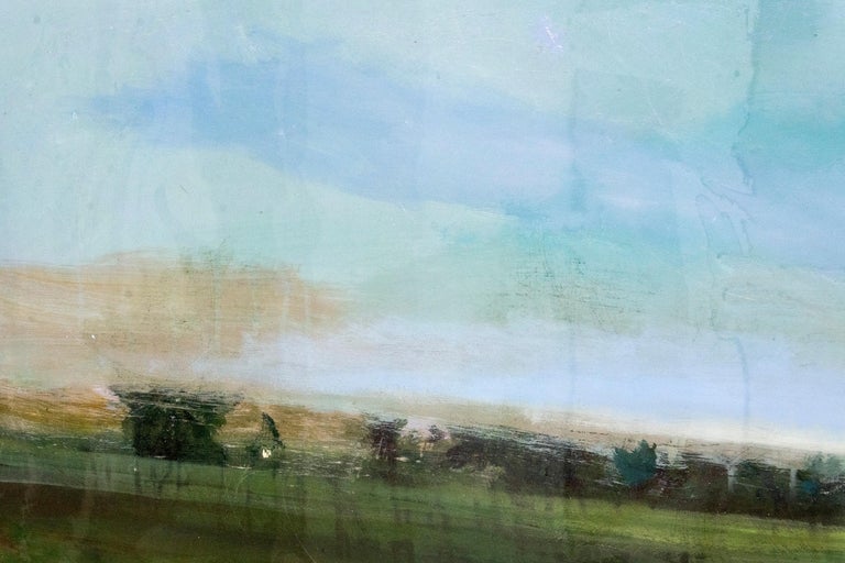 Peter Hoffer - Vice and Virtue - green, blue, horizontal landscape ...