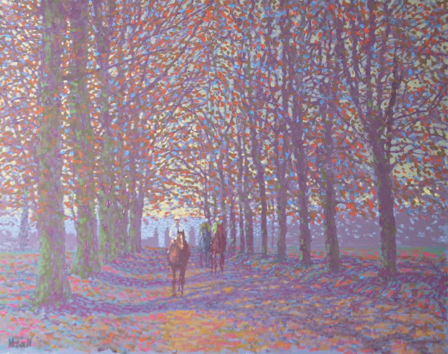 Peter Howell - Peter Howell, Forest Scene, Oil on Canvas For Sale at ...