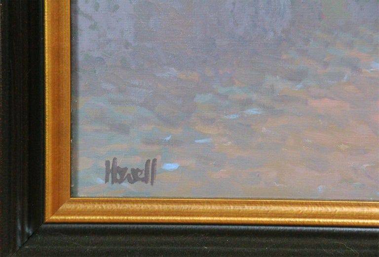 Peter Howell - Peter Howell, Single Horse Walking by House, Oil on ...