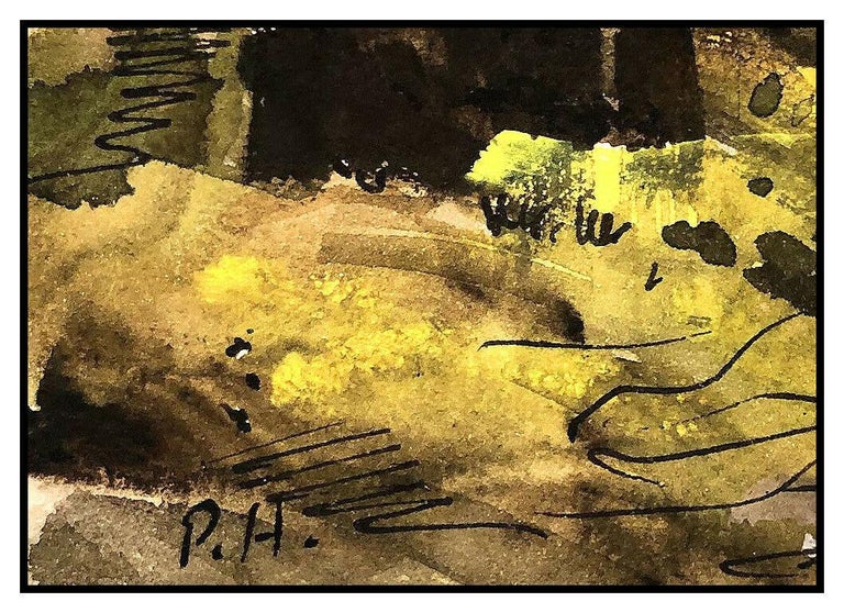 Peter Hurd - Peter Hurd Original Watercolor Painting Signed Landscape ...