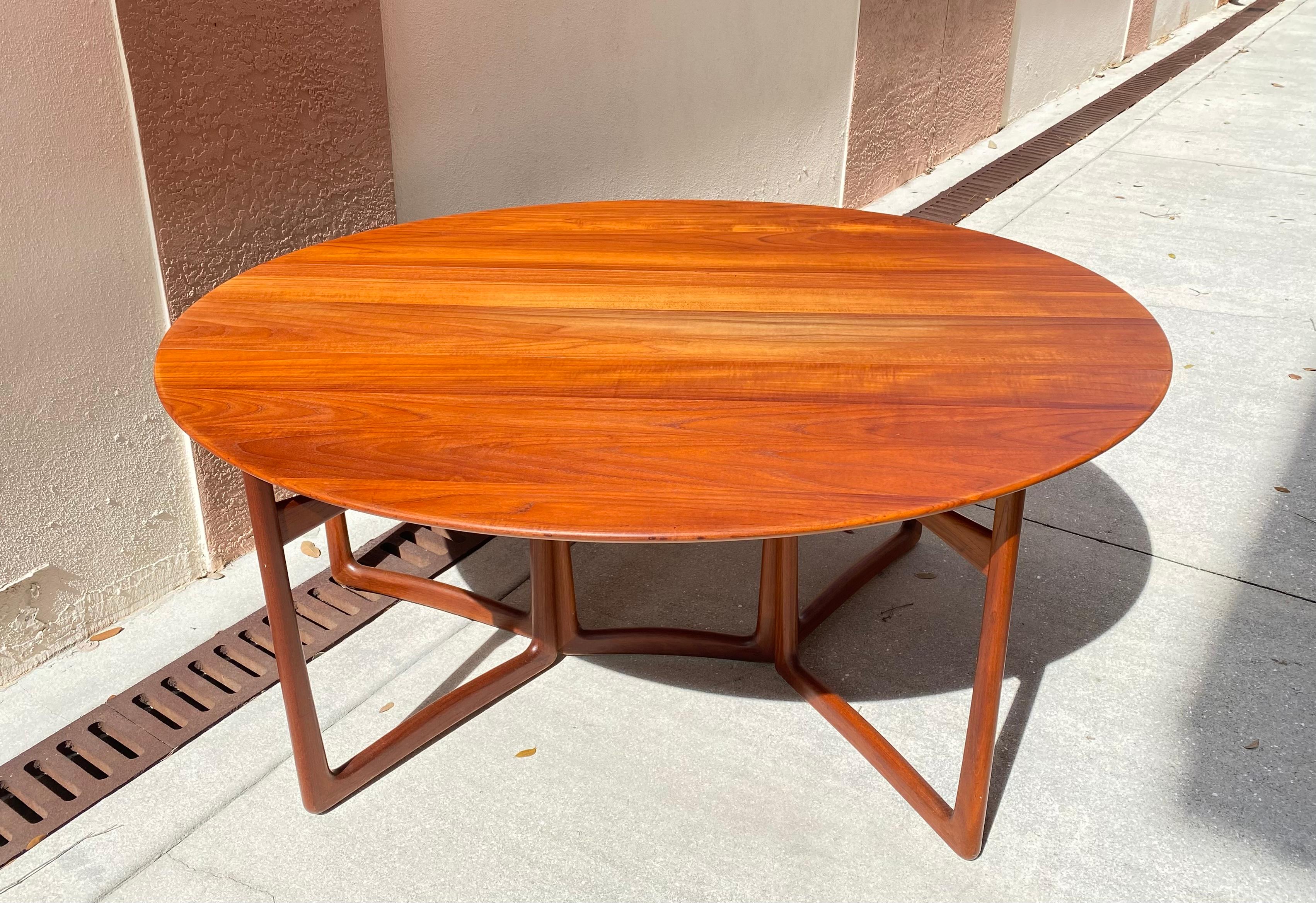 Peter Hvidt and Orla Mølgaard-Nielsen Dining Table by France and Son in ...