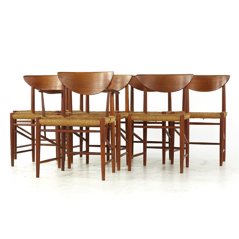 Peter Hvidt Orla Mølgaard Nielsen Mcm Model 316 Soborg Teak Dining ...
