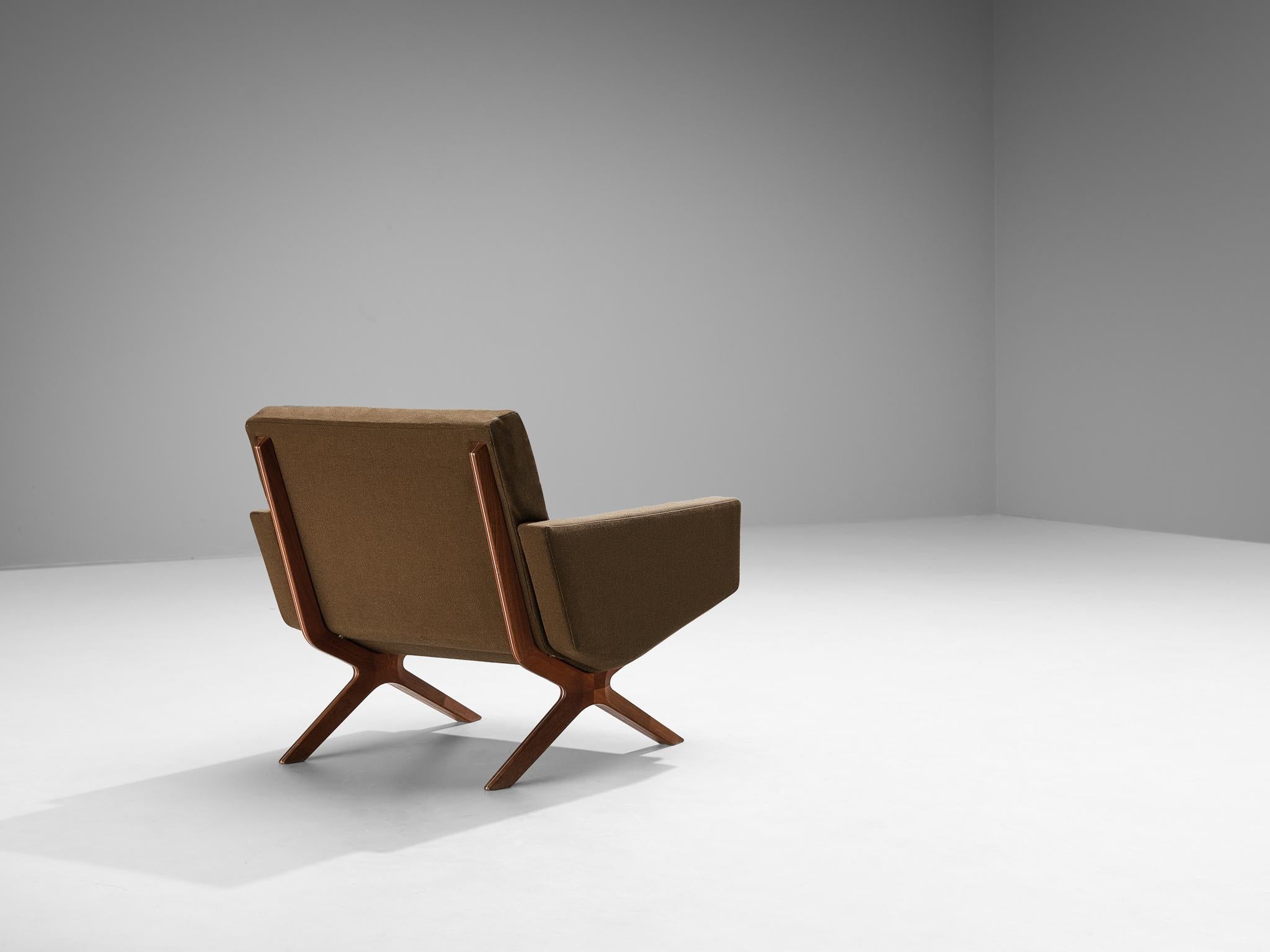 Peter Hvidt and Orla Mølgaard-Nielsen 'Silverline' Lounge Chair For ...