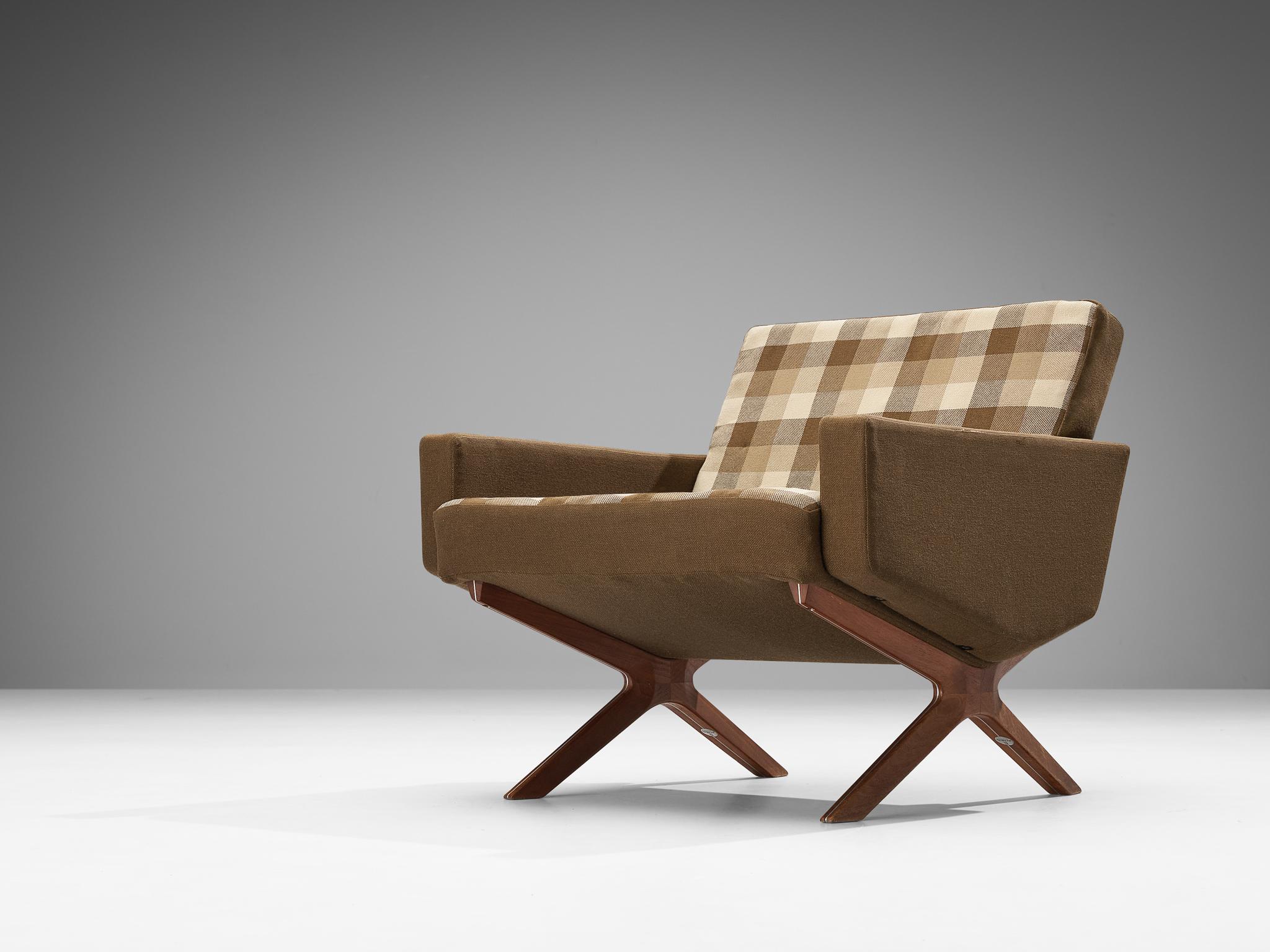 Peter Hvidt and Orla Mølgaard-Nielsen 'Silverline' Lounge Chair For ...