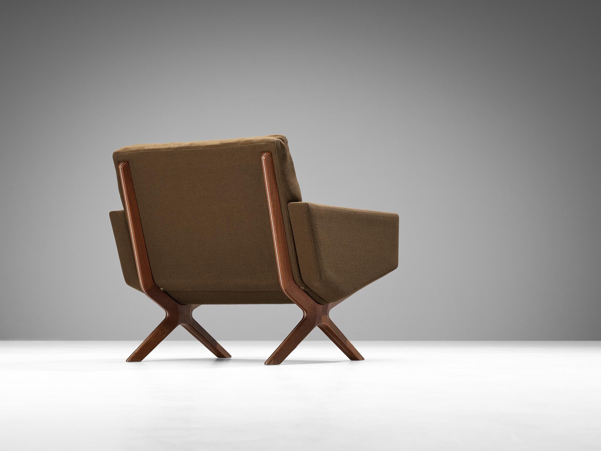 Peter Hvidt and Orla Mølgaard-Nielsen 'Silverline' Lounge Chair For ...