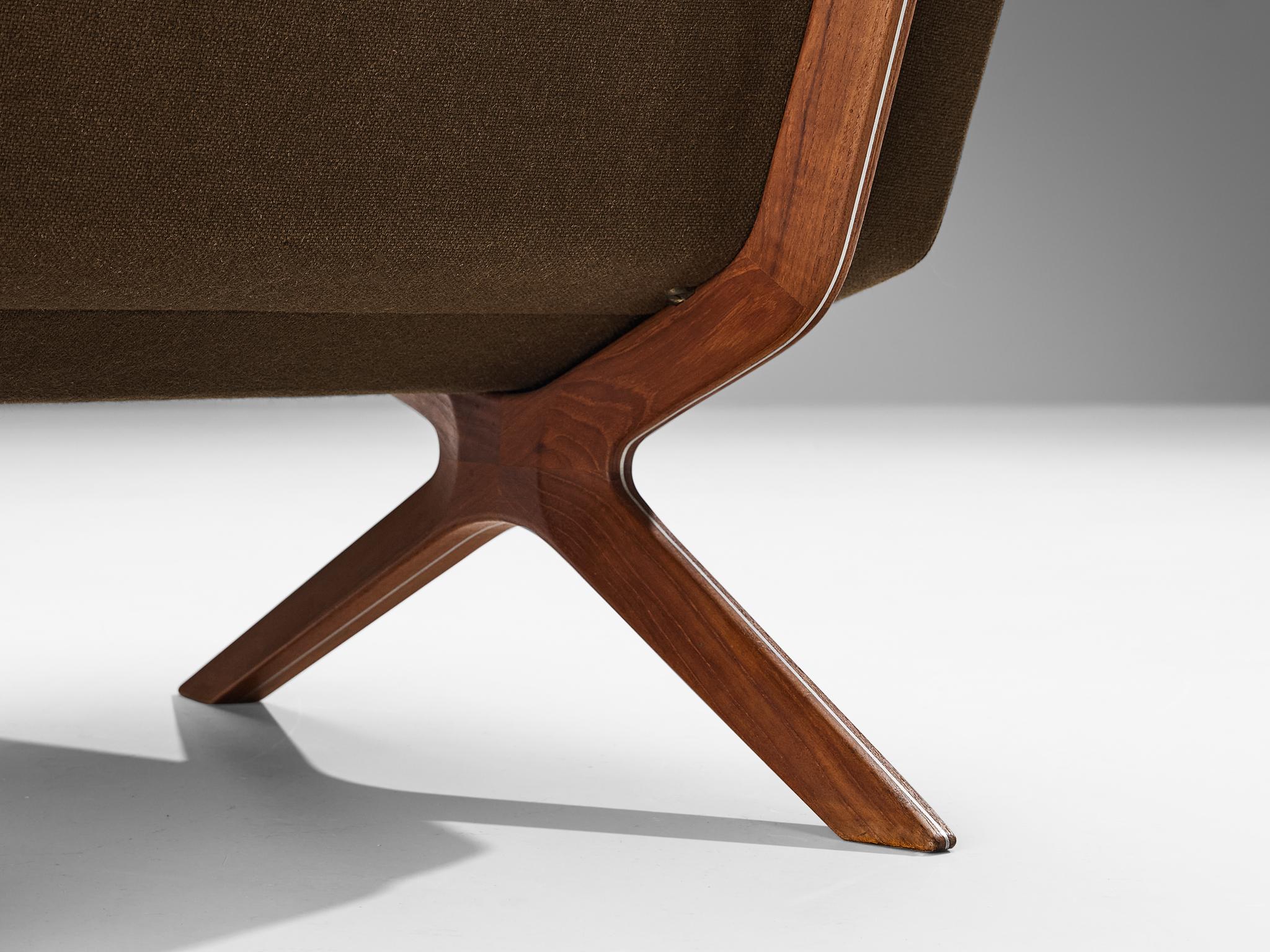 Peter Hvidt and Orla Mølgaard-Nielsen 'Silverline' Lounge Chair For ...