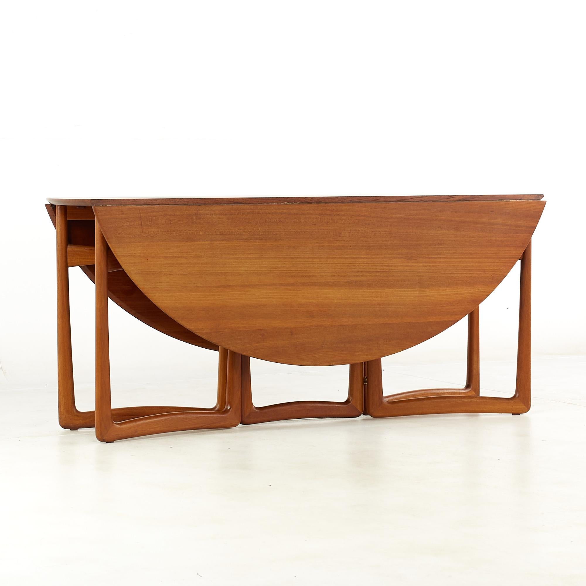 Peter Hvidt Orla Molgaard Nielsen France and Son MCM Teak Drop Leaf ...