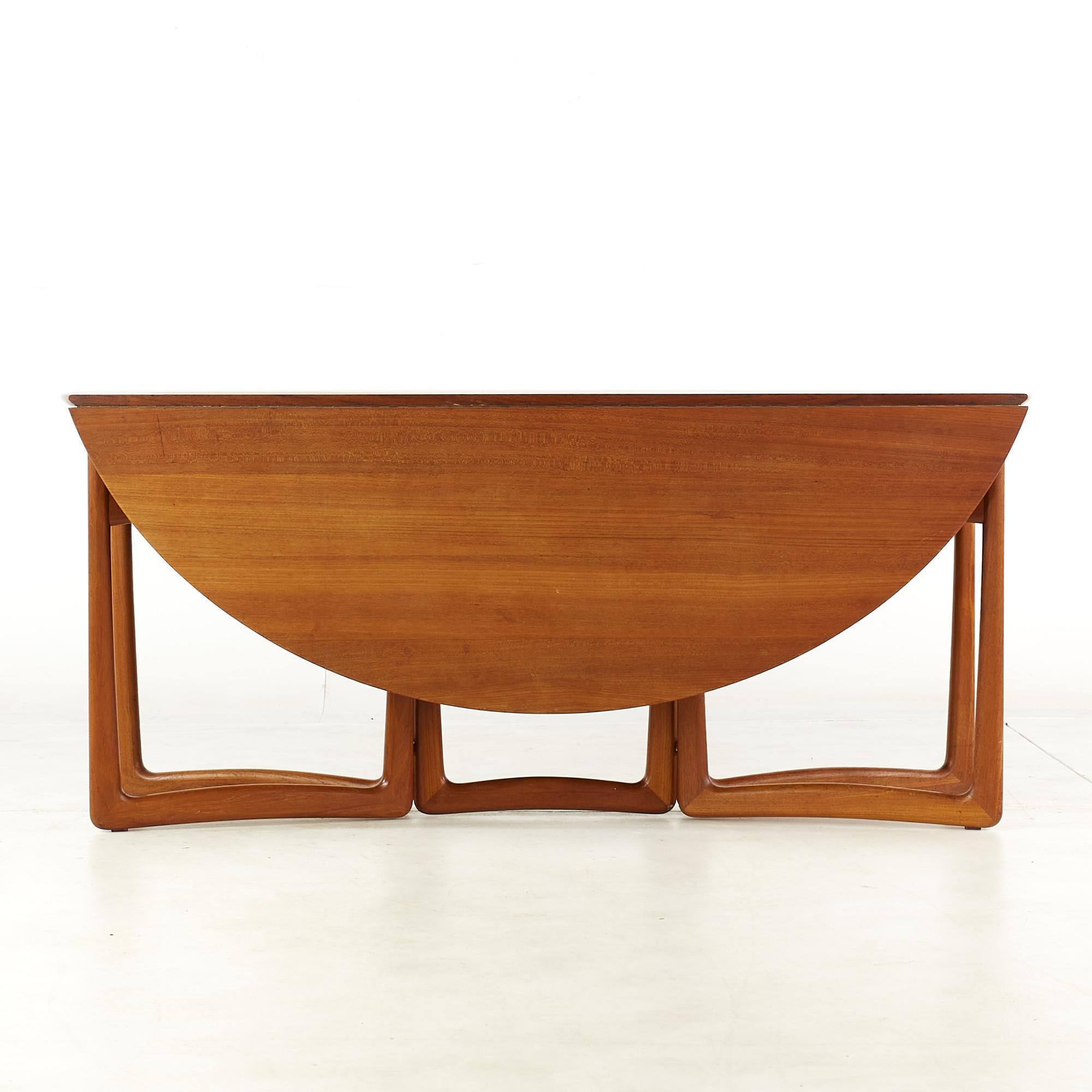 Peter Hvidt Orla Molgaard Nielsen France and Son MCM Teak Drop Leaf ...