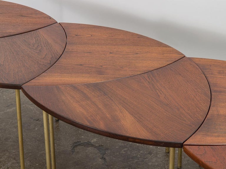 Peter Hvidt "Pinwheel" Tables For Sale at 1stDibs