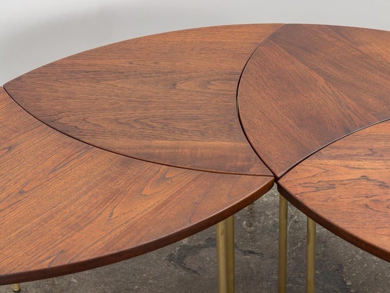 Peter Hvidt "Pinwheel" Tables For Sale at 1stDibs