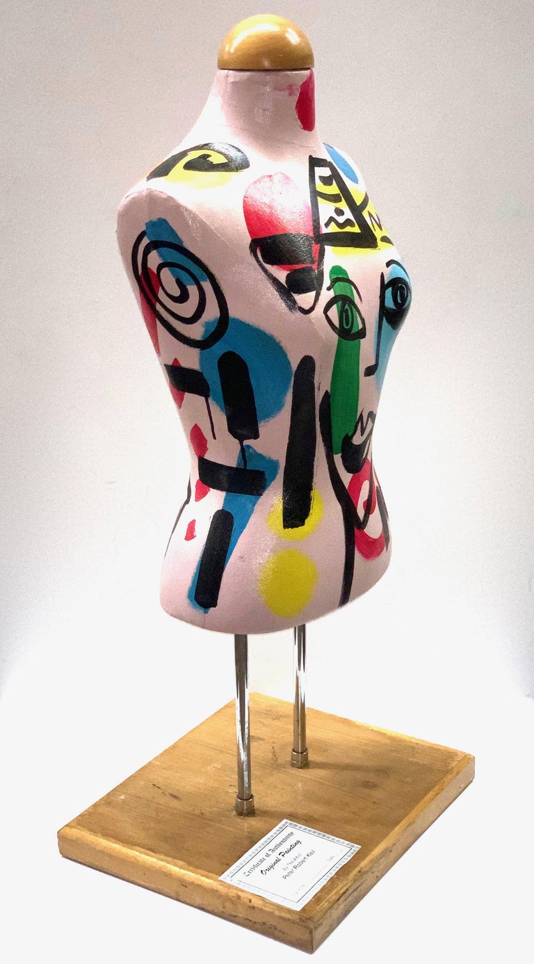 Peter Keil Abstract Expressionist Painted Mannequin Torso in Canvas For ...