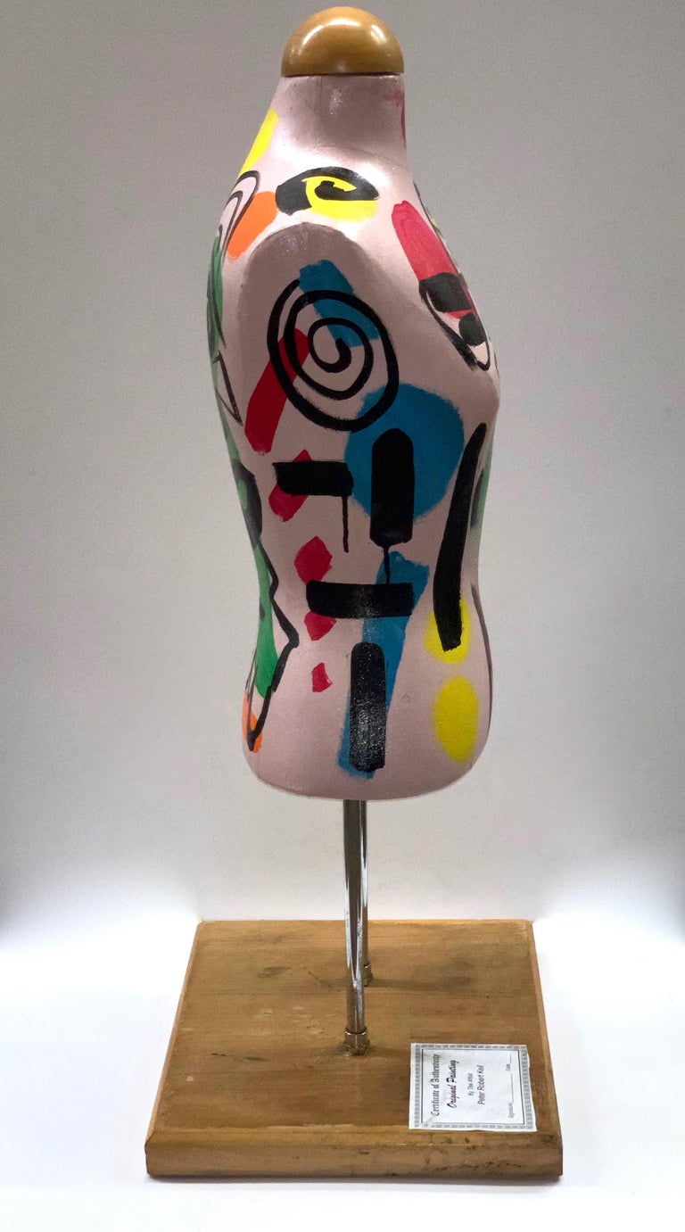 Peter Keil Abstract Expressionist Painted Mannequin Torso in Canvas For ...