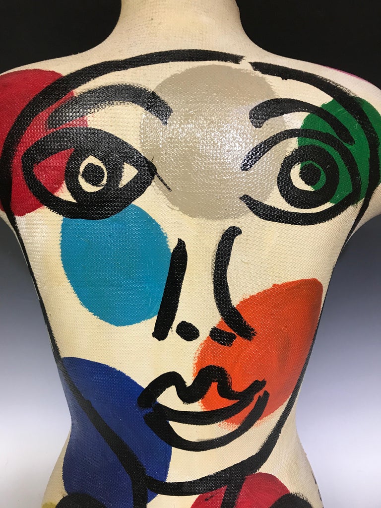 Peter Keil Expressionist Painted Mannequin Torso at 1stDibs