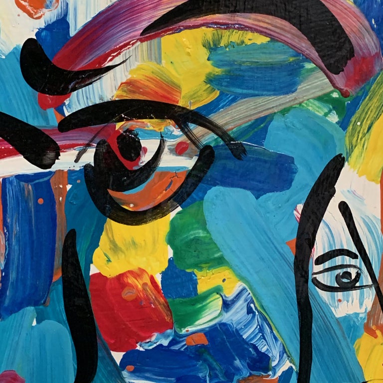 Peter Keil German Expressionist Portrait Painting Of a Young Man at 1stDibs