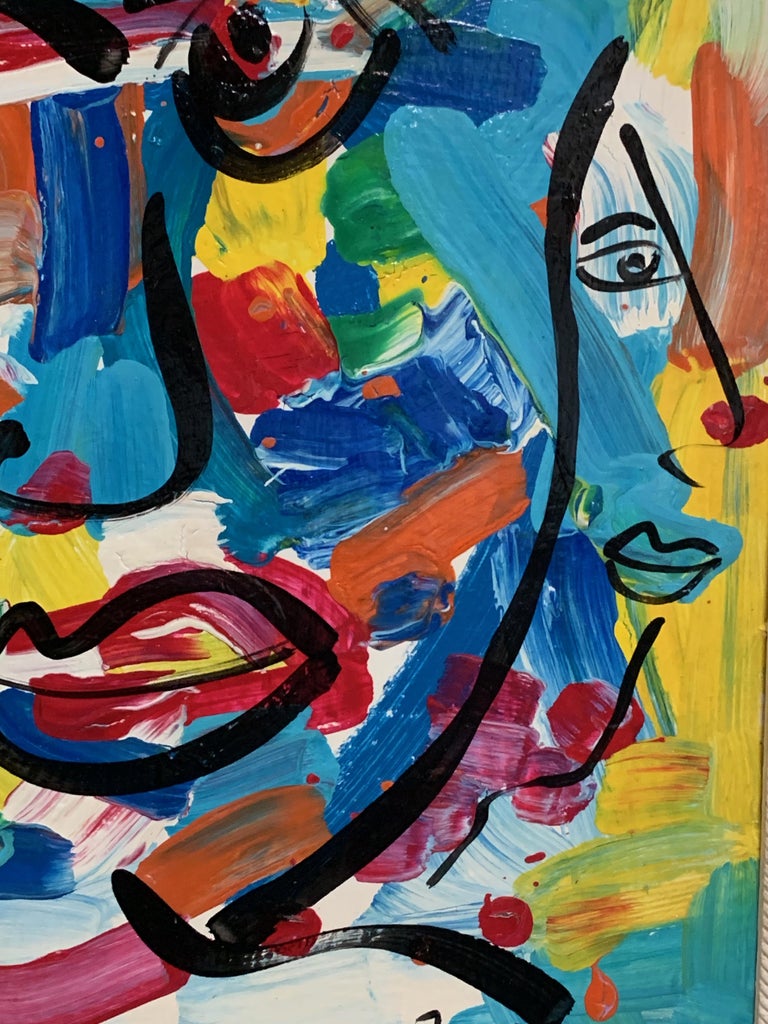 Peter Keil German Expressionist Portrait Painting Of a Young Man at 1stDibs