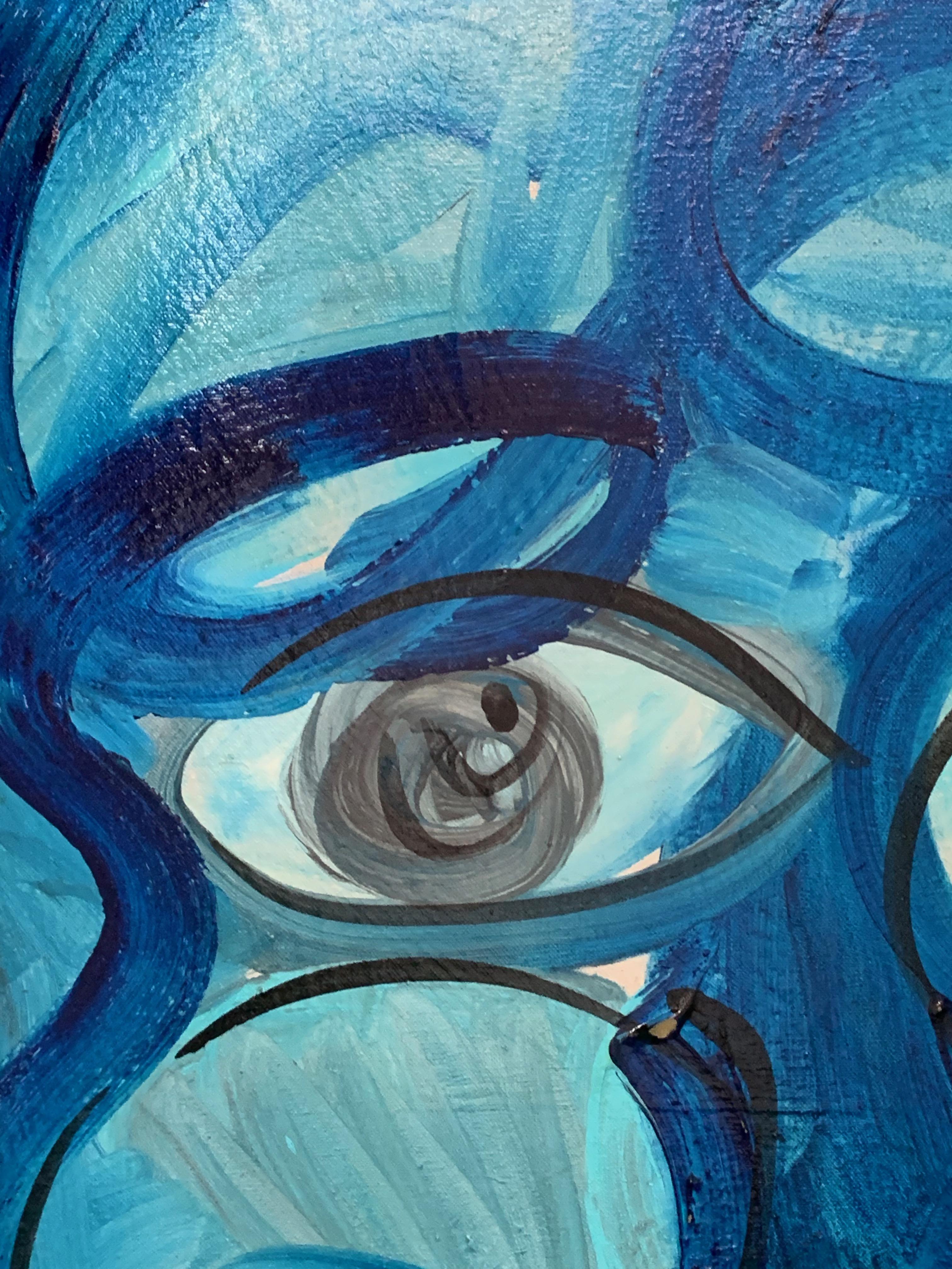 Peter Keil "La Chanson" Expressionist Portrait Painting of Charles ...