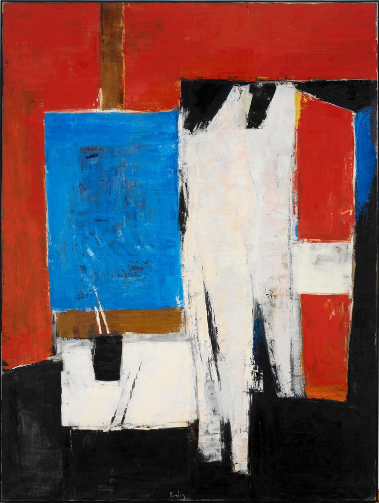 Peter Kinley - Figure with Mirror and Easel - 20th Century, Oil on ...