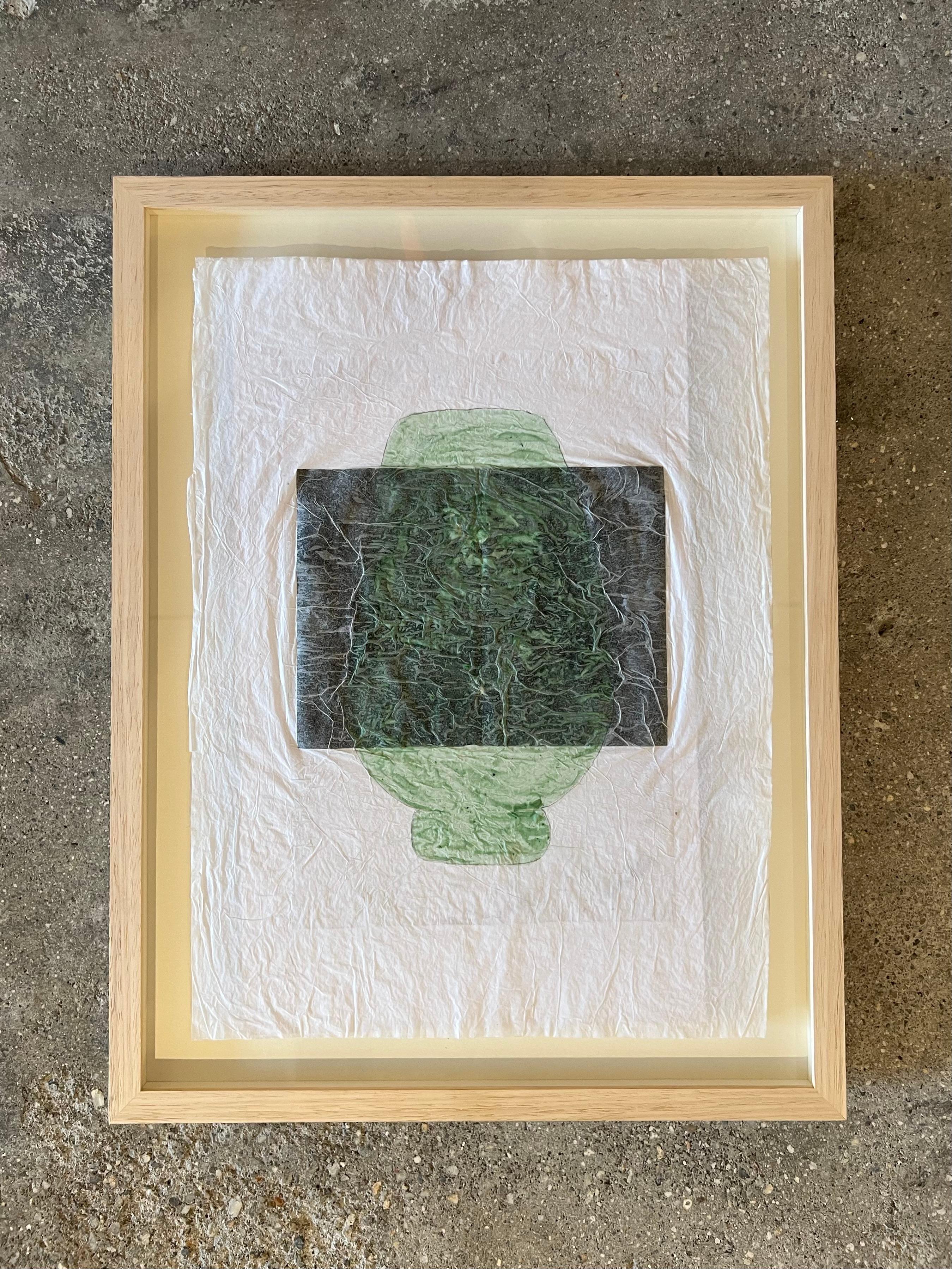 Peter Kramer - "365 Urns", Mixed technique on tissue white paper, Post ...