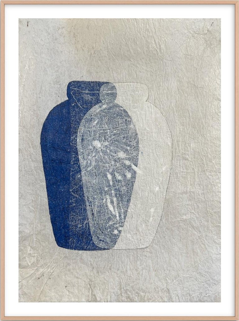 Peter Kramer - "365 Vessels", Mixed technique on tissue white paper ...