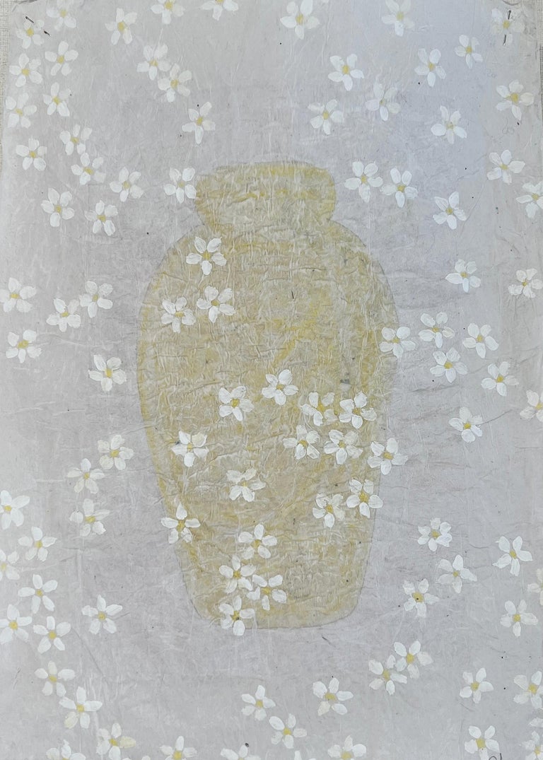 Peter Kramer - "365 Vessels", Mixed technique on tissue white paper ...