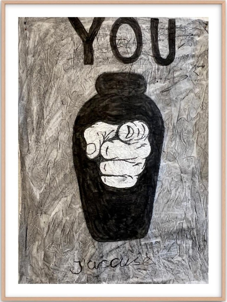 Peter Kramer - "365 Vessels", Mixed technique on tissue white paper ...