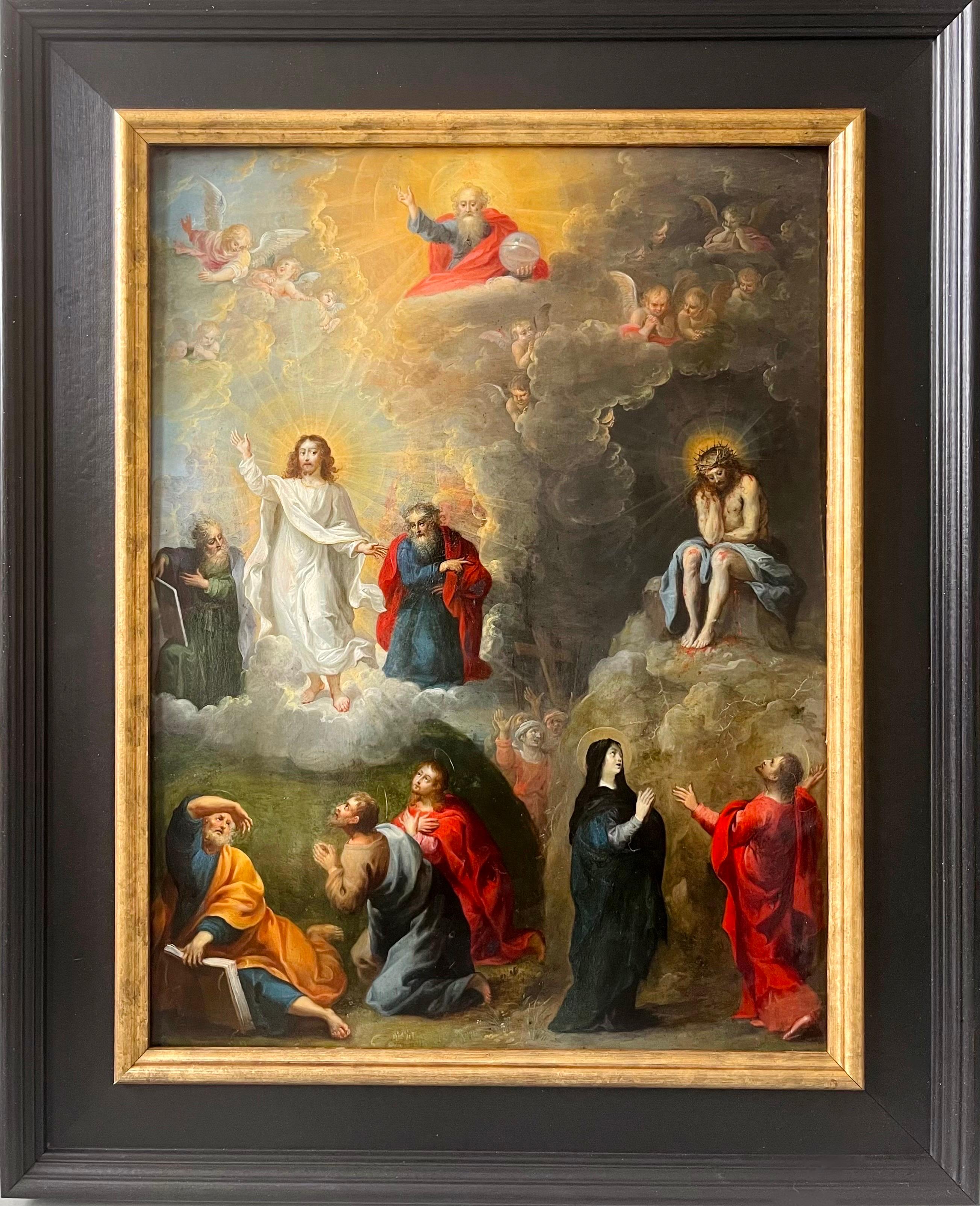 Old Master Portrait, A Boy Counting his Coins, Oil on Copper For Sale ...